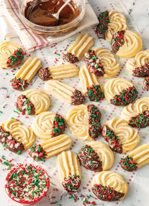 Piped Butter Cookies | Taste of the South